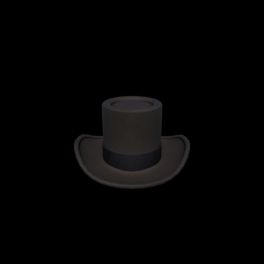 Top Hat 3D Model 3D Model - TurboSquid 2401725