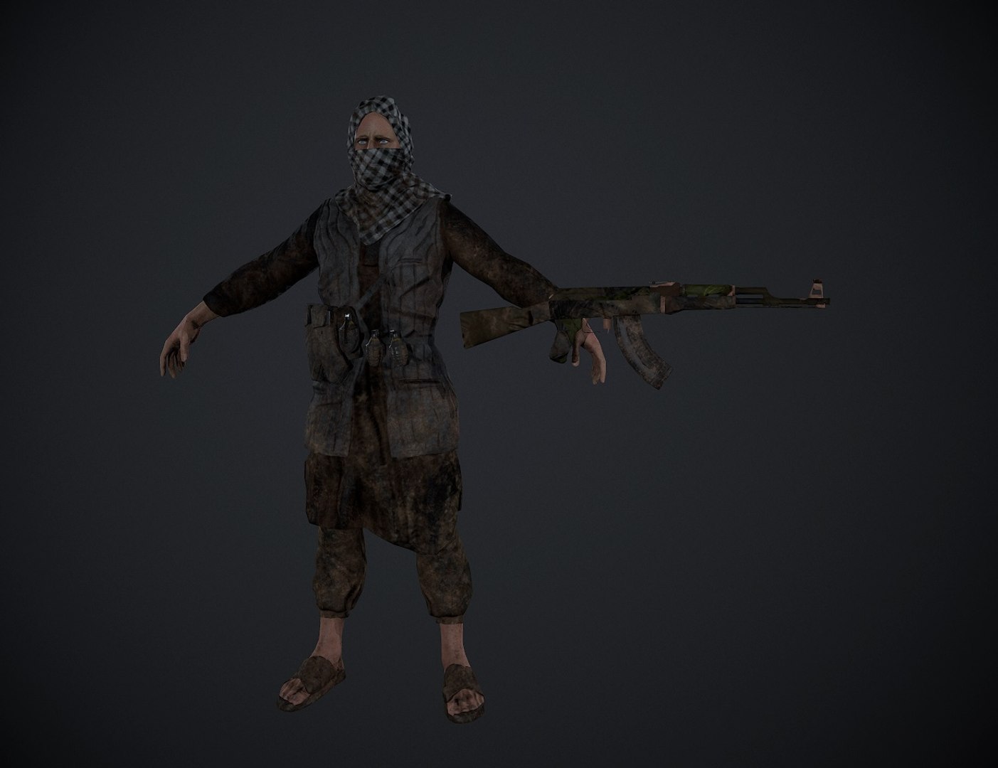 3d Model Terrorist