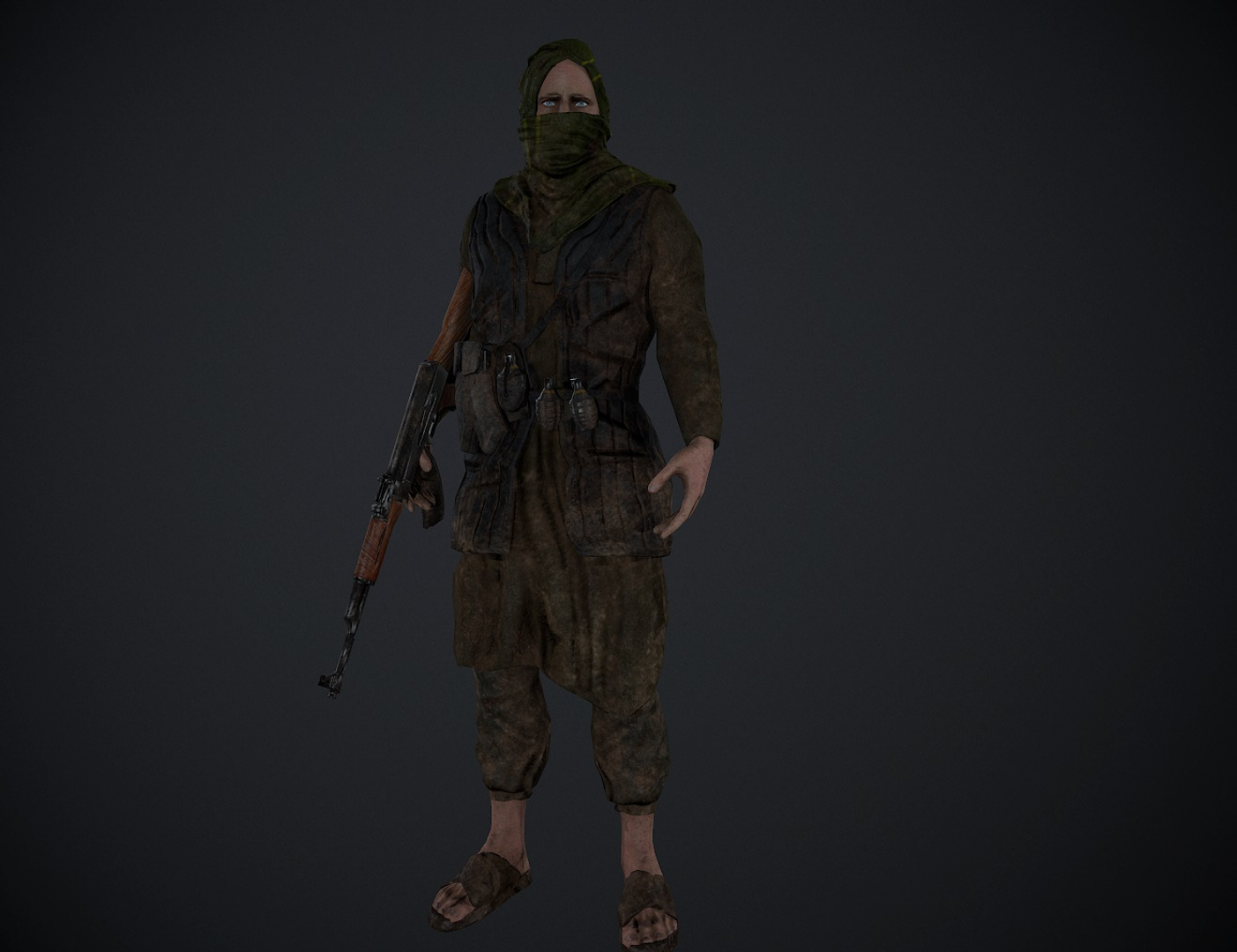 3d Model Terrorist
