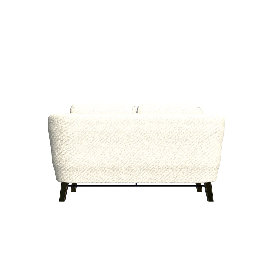 Avante Collection White Fabric Sofa 3D - TurboSquid 2207918