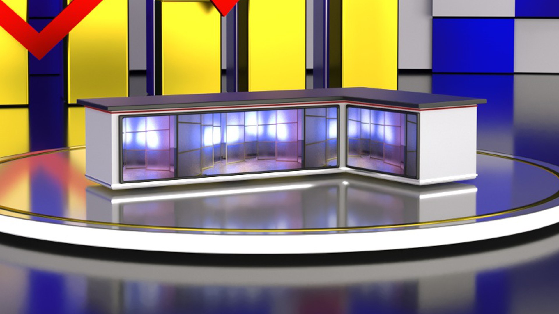 3D Tv Set Model - TurboSquid 1682562