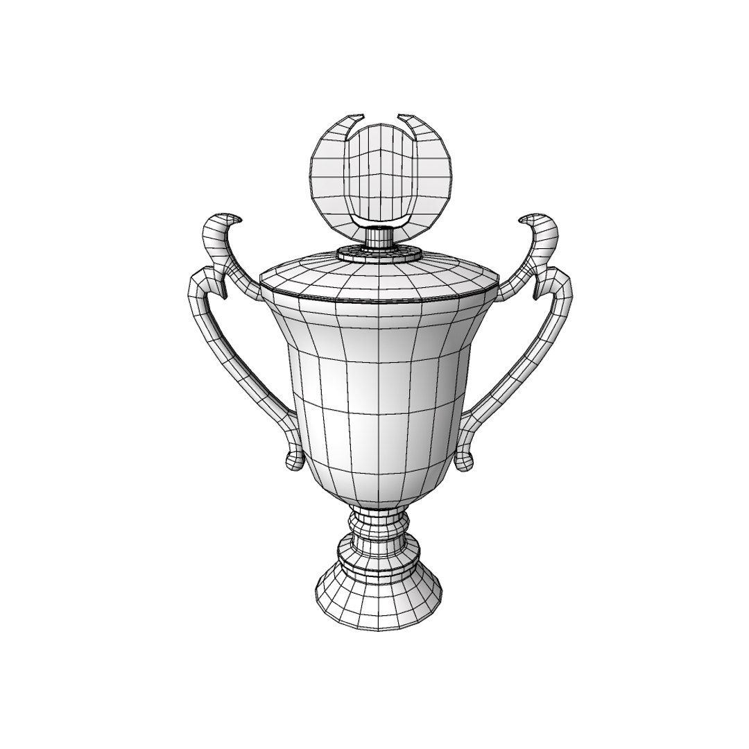 3d Awards Trophies Model