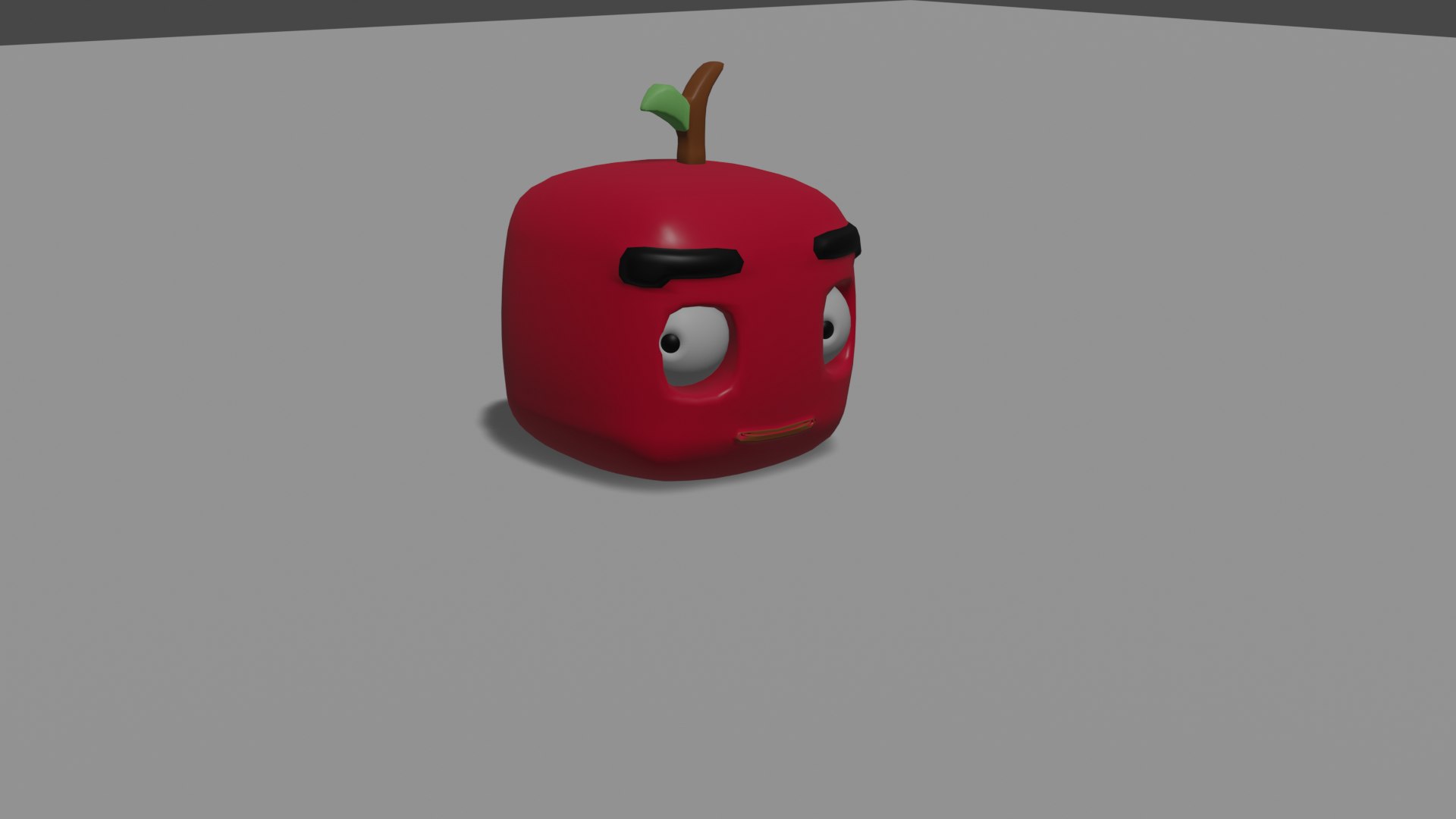 Free Apple Cartoon 3D - TurboSquid 1464163