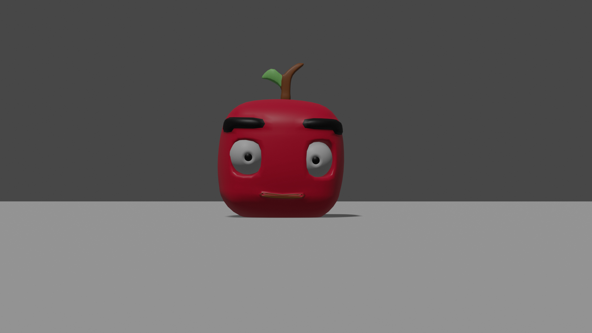 Free apple cartoon 3D - TurboSquid 1464163