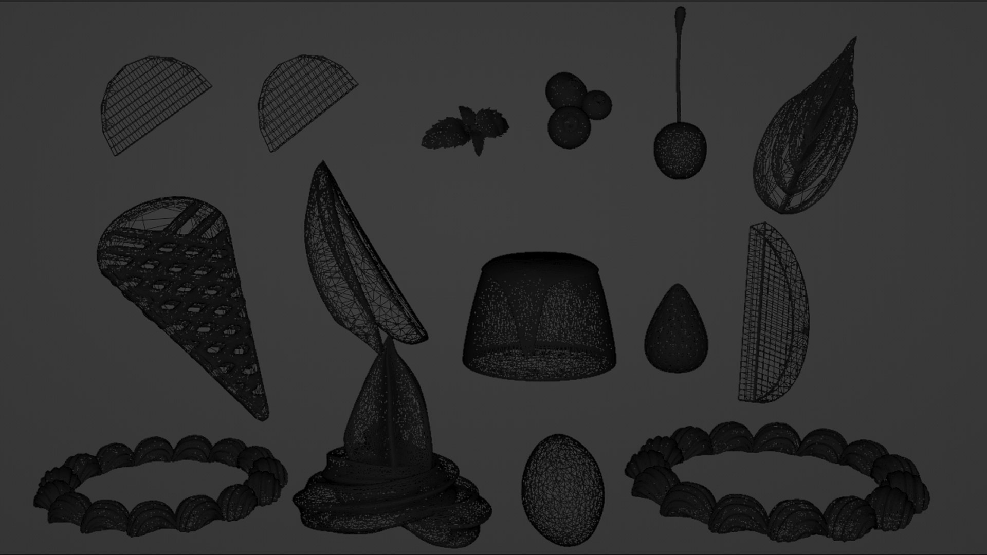 Parfait 3D Model - TurboSquid 1999078