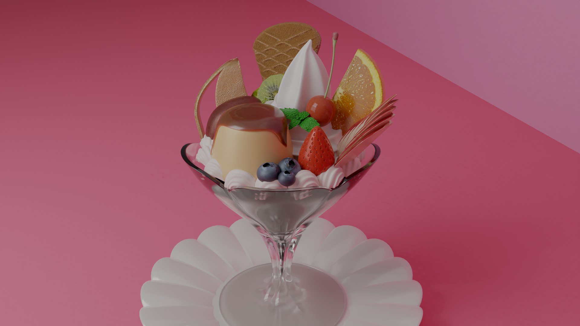 Parfait 3D Model - TurboSquid 1999078