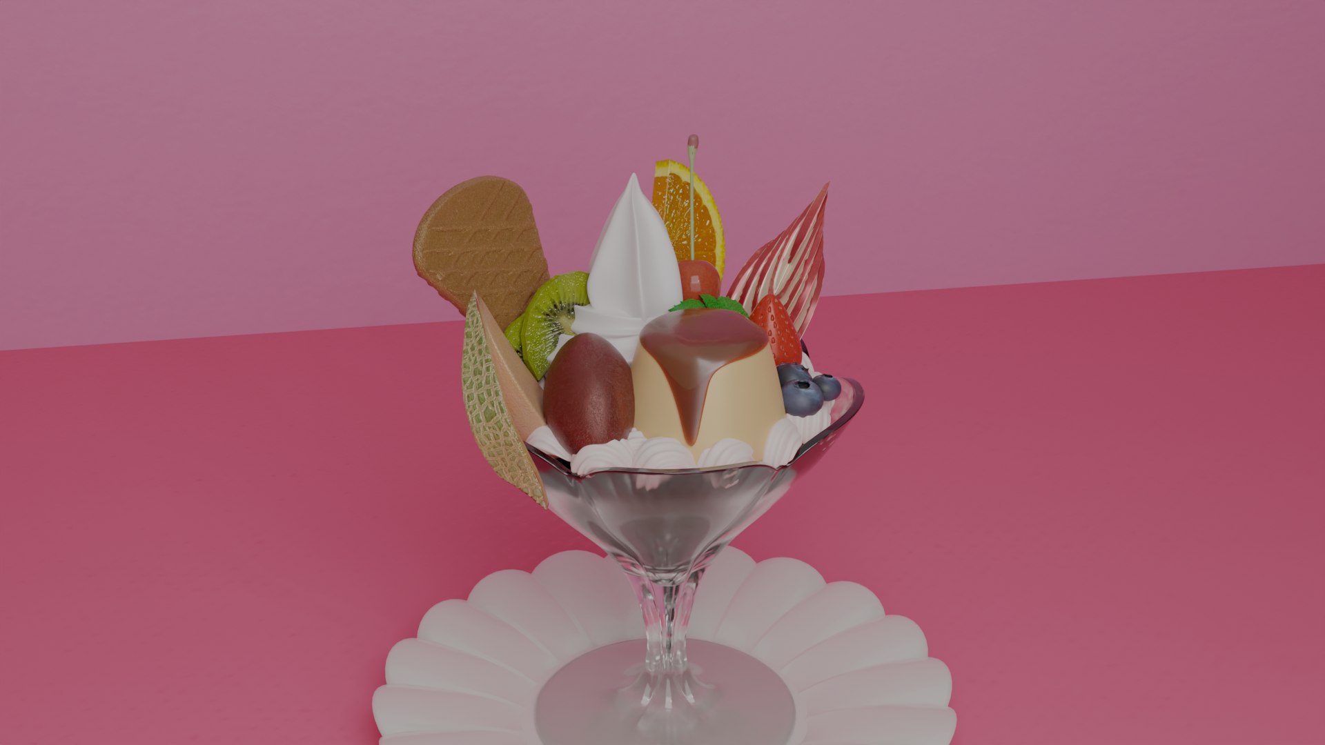 Parfait 3D Model - TurboSquid 1999078