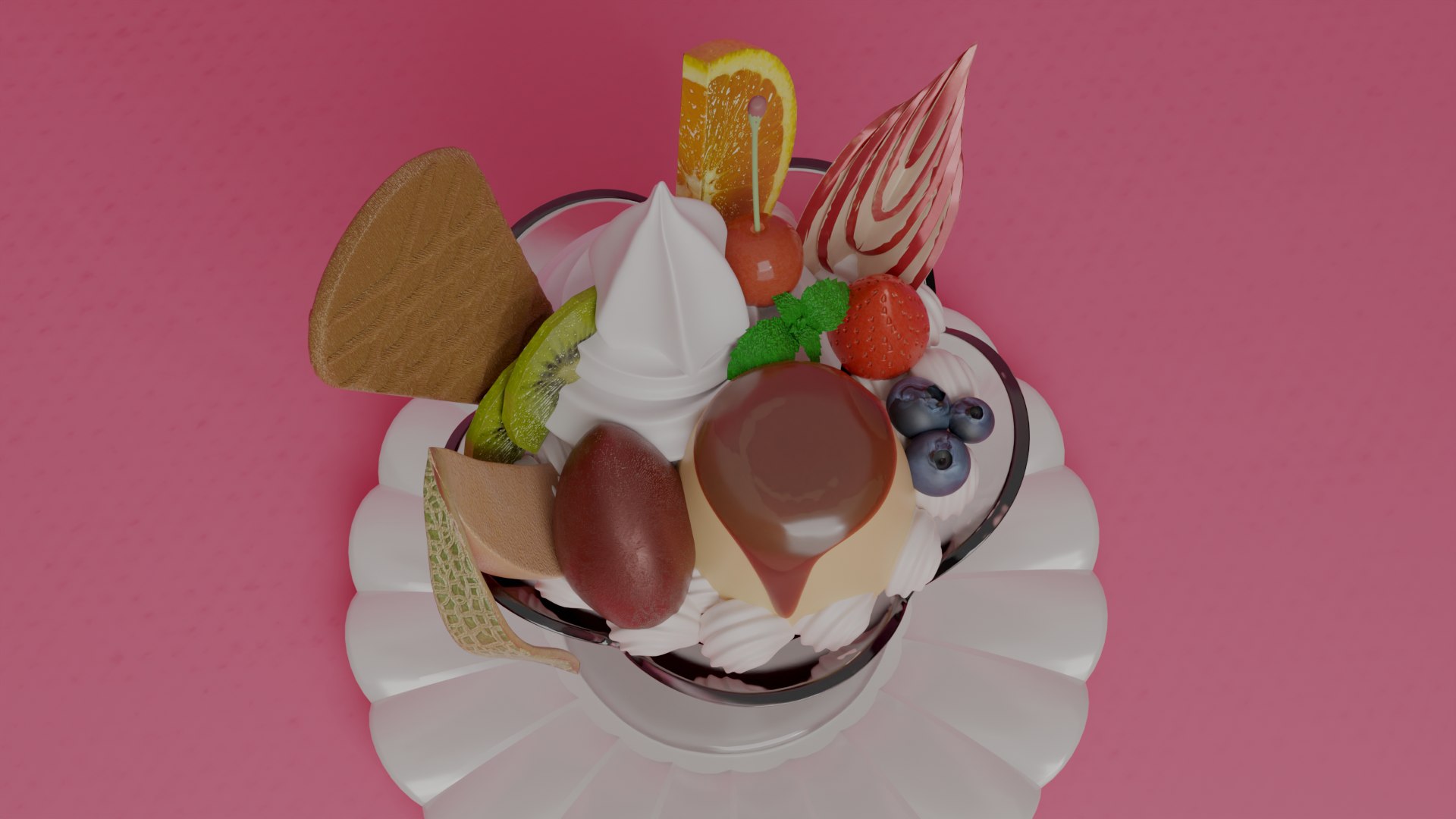 Parfait 3D Model - TurboSquid 1999078
