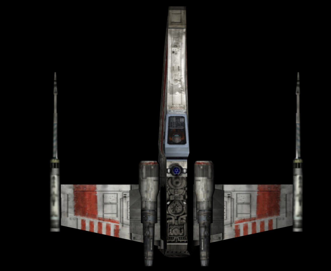 Version 2-winged X-wing 3d Model