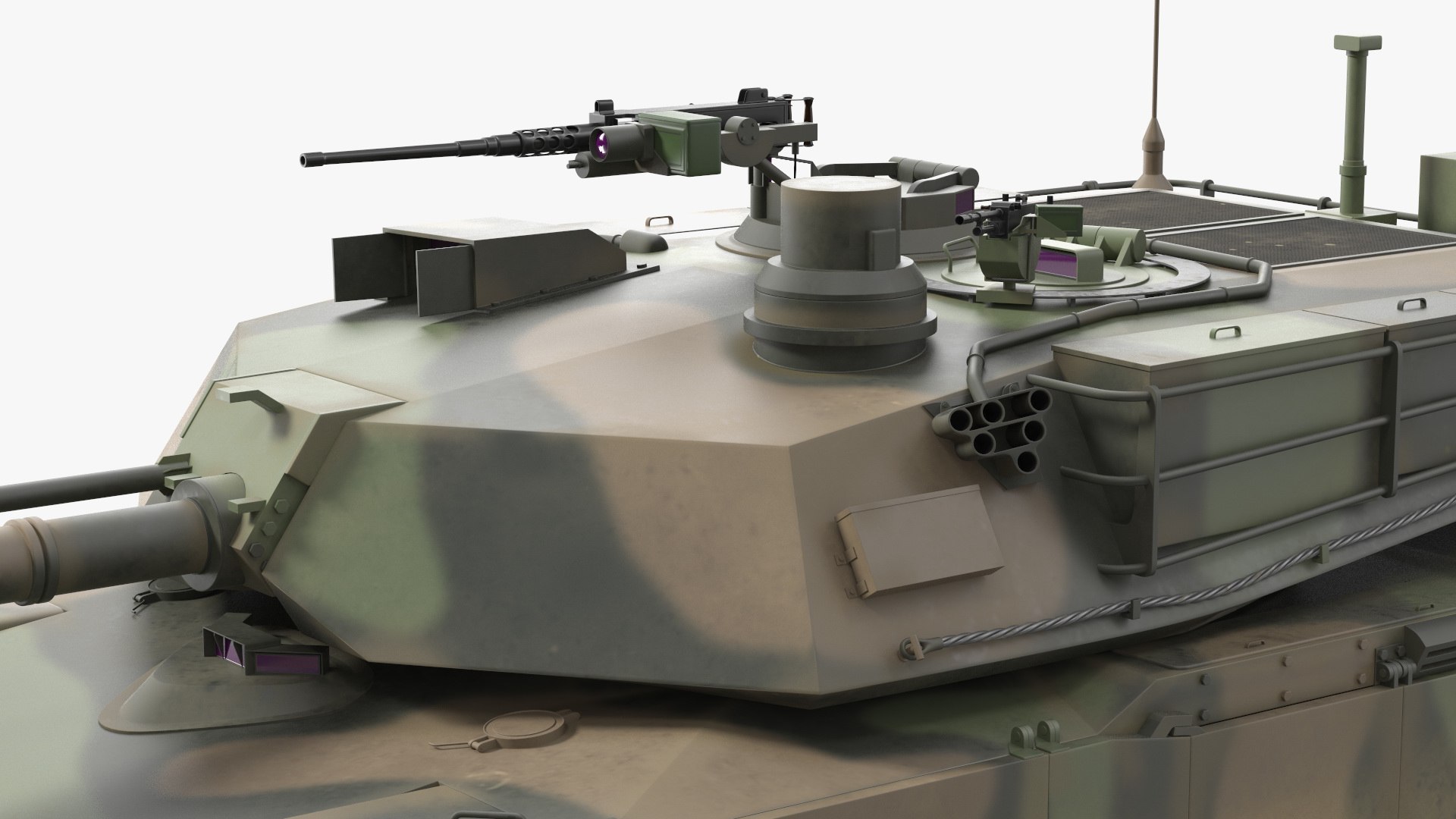 Transporter Oshkosh Global HET A1 with M1 Abrams 3D model - TurboSquid ...
