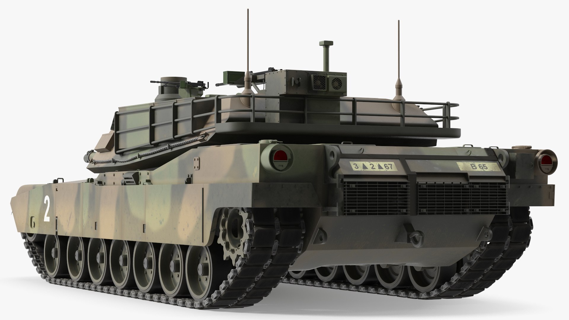 Transporter Oshkosh Global HET A1 with M1 Abrams 3D model - TurboSquid ...