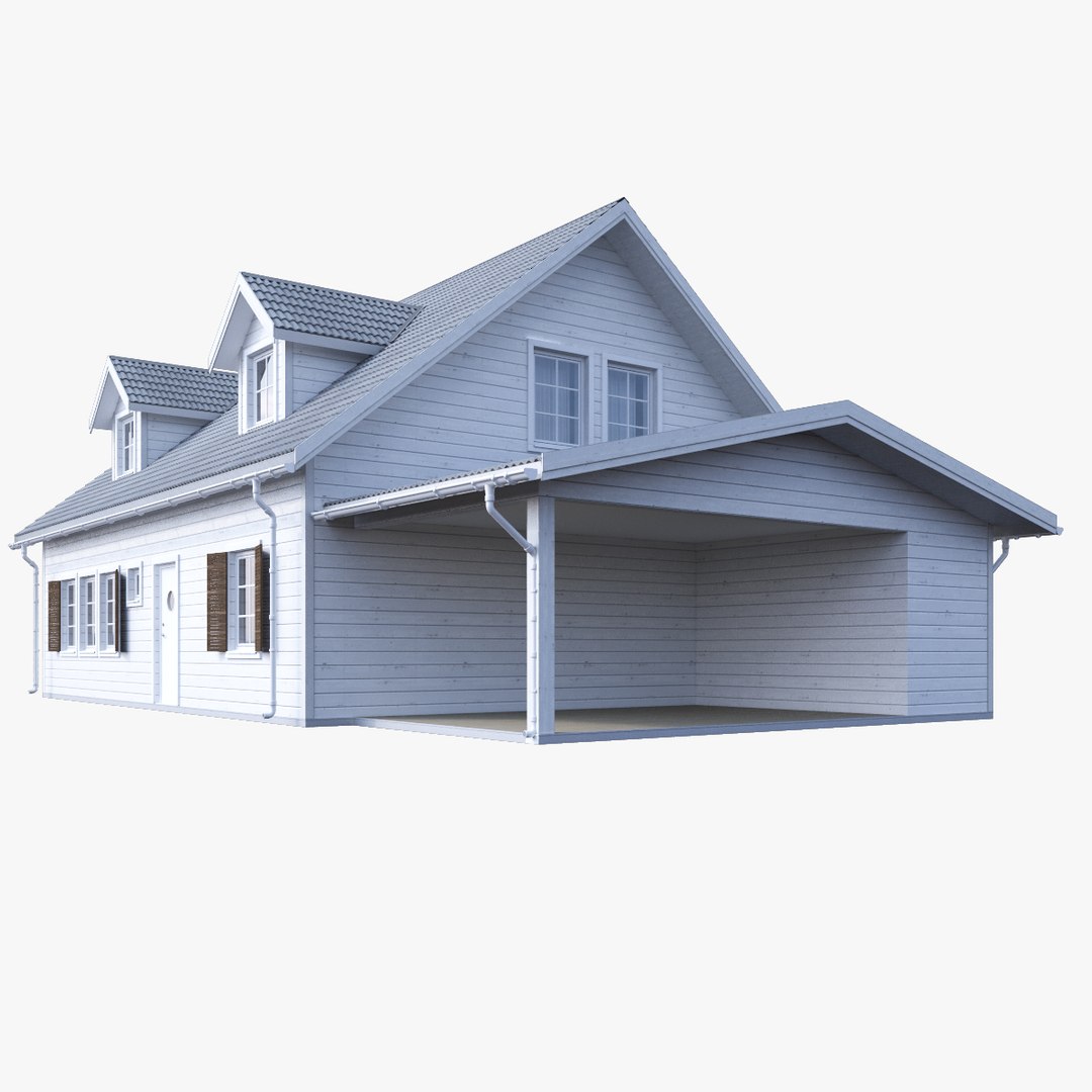Realistic House 3d Model