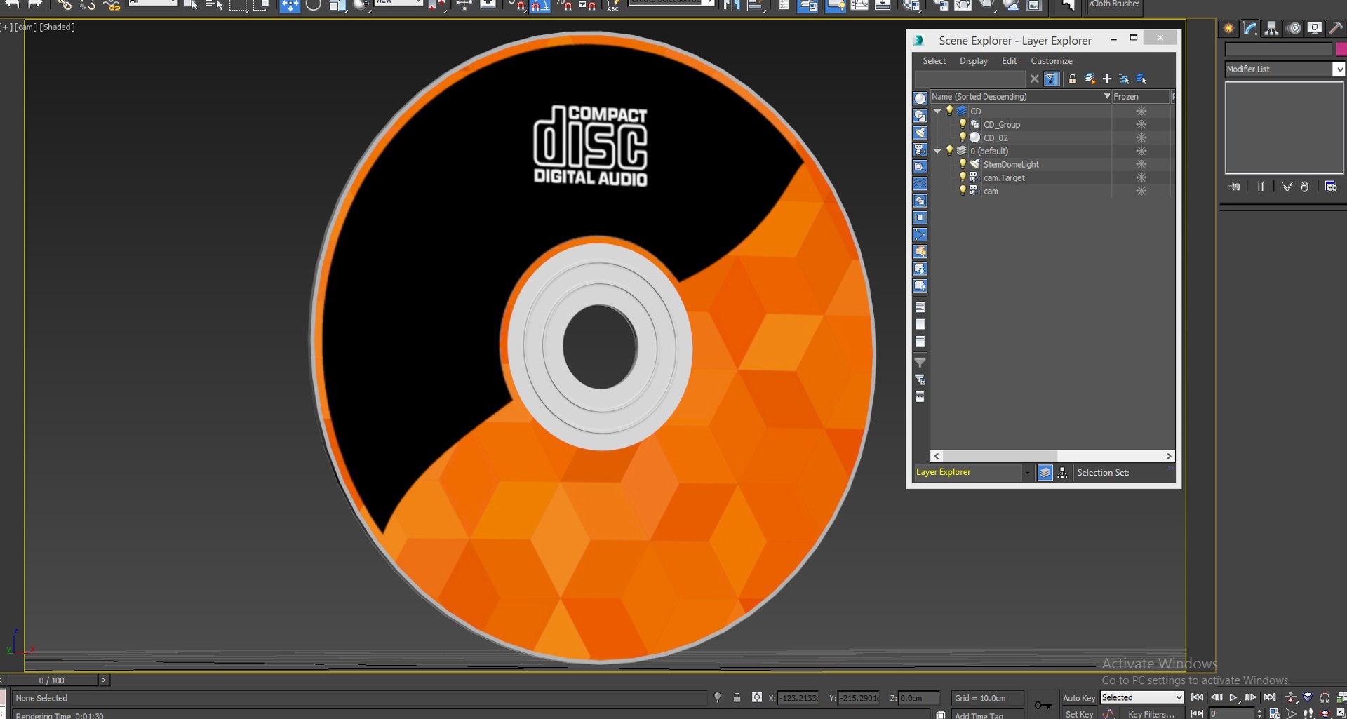 3D Compact Disc CD - TurboSquid 1852476