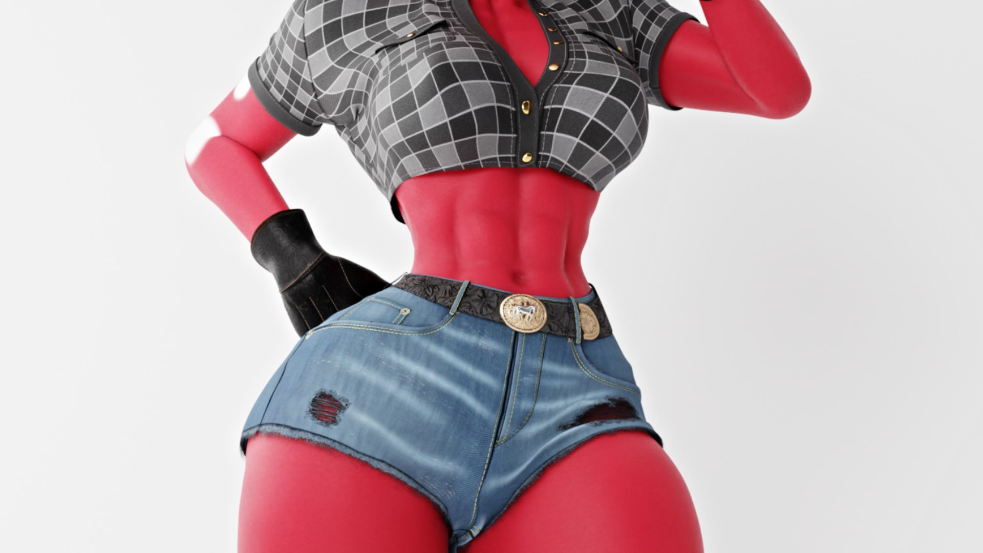 3D Millie - Demon Cow Girl Rigged - TurboSquid 2321509