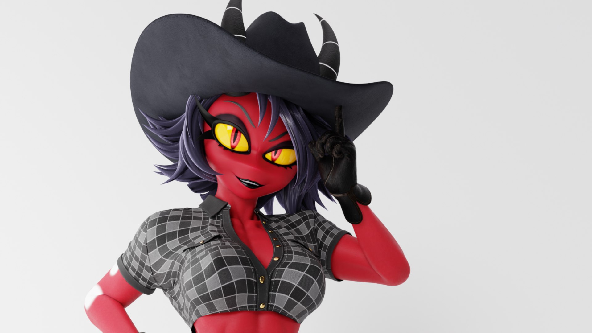 3D Millie - Demon Cow Girl Rigged - TurboSquid 2321509
