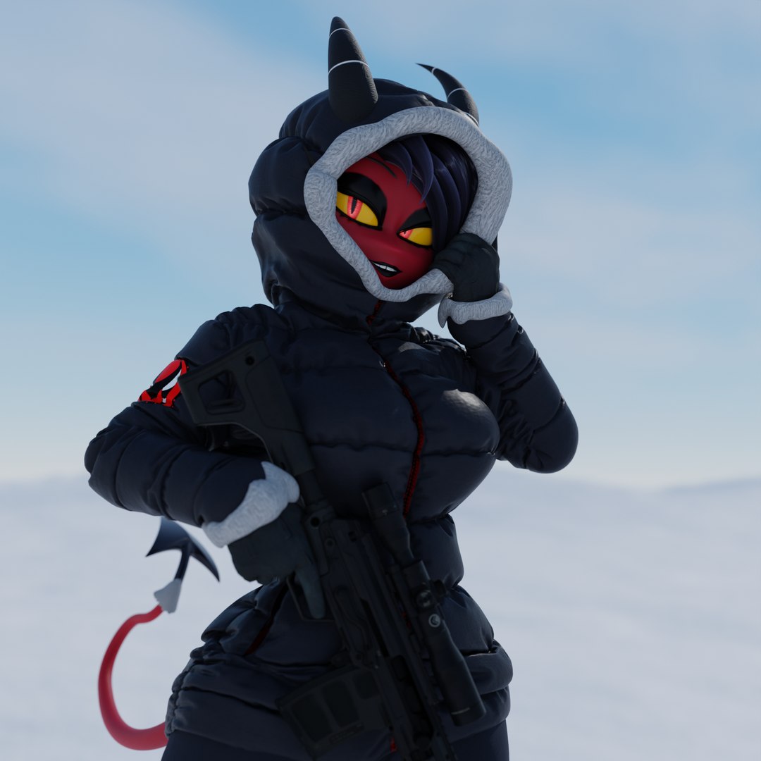 3D Millie - Demon Cow Girl Rigged - TurboSquid 2321509