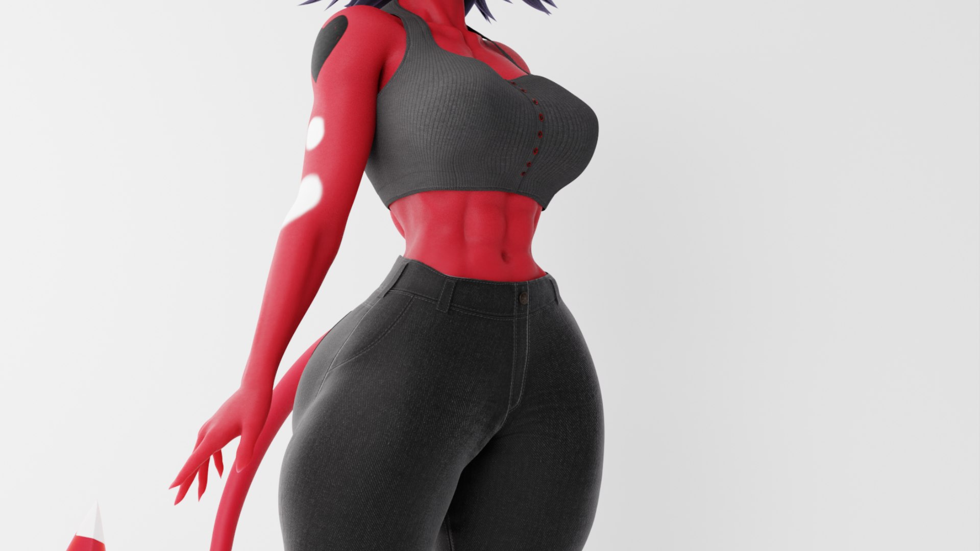 3D Millie - Demon Cow Girl Rigged - TurboSquid 2321509