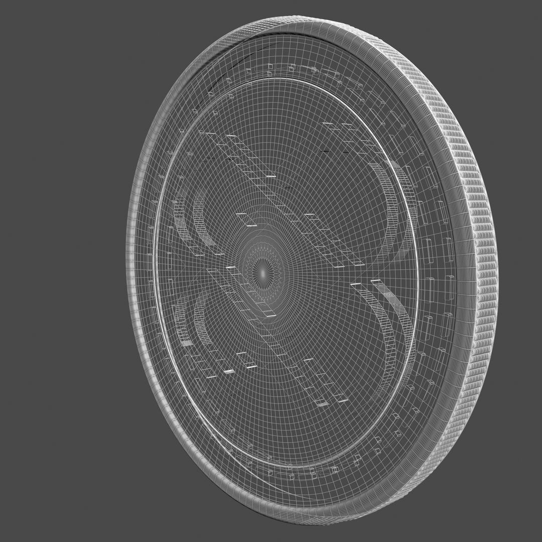 3D Loom Network Cryptocurrency Gold Coin model - TurboSquid 1857164