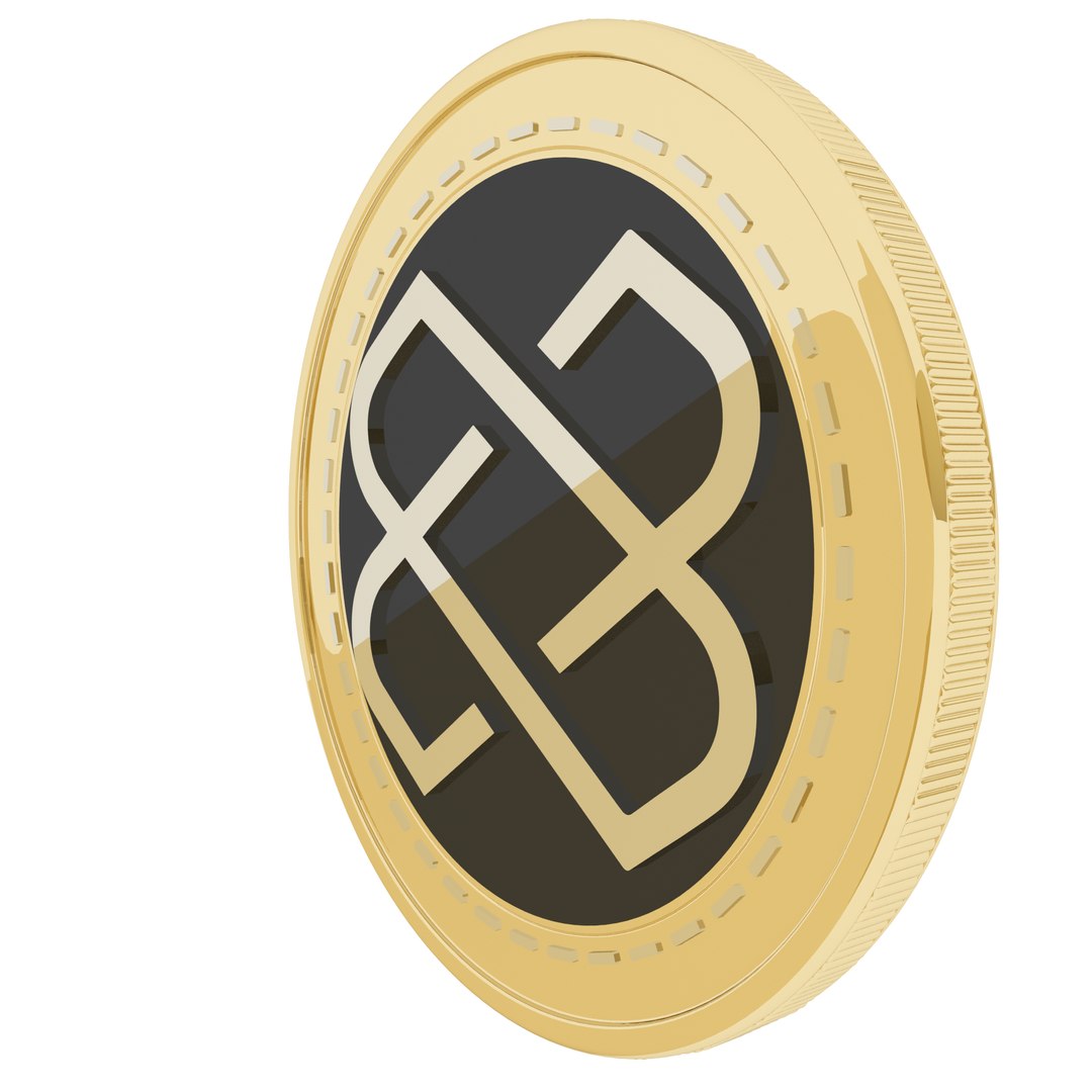 3D Loom Network Cryptocurrency Gold Coin model - TurboSquid 1857164