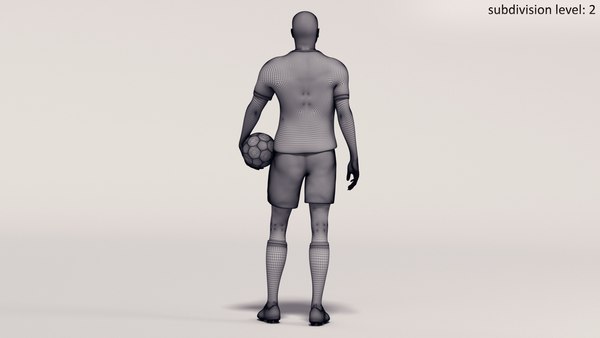 3D Male Soccer Player Animated HQ - TurboSquid 1851547