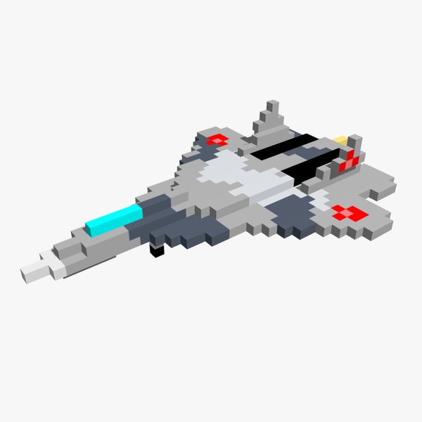 Su-57 pixelated 3D model - TurboSquid 1900090