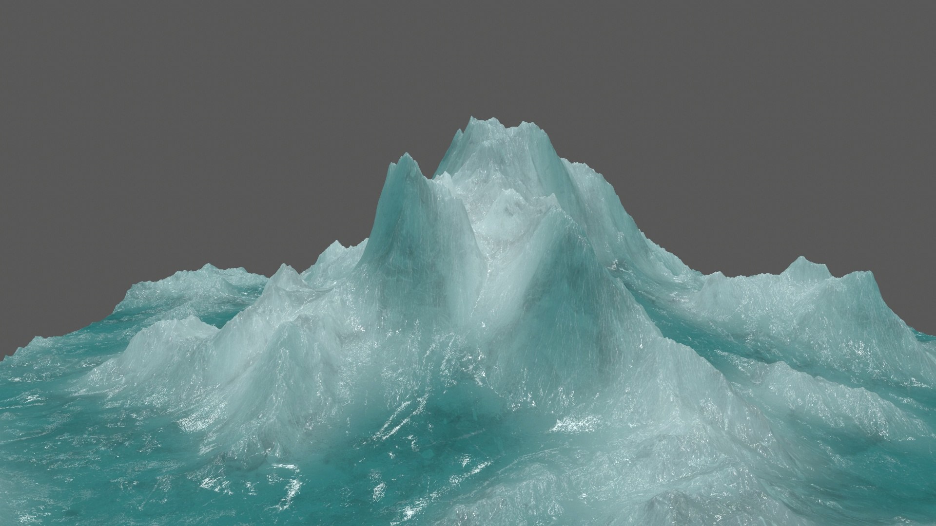 Ice mountain 3D - TurboSquid 1313372