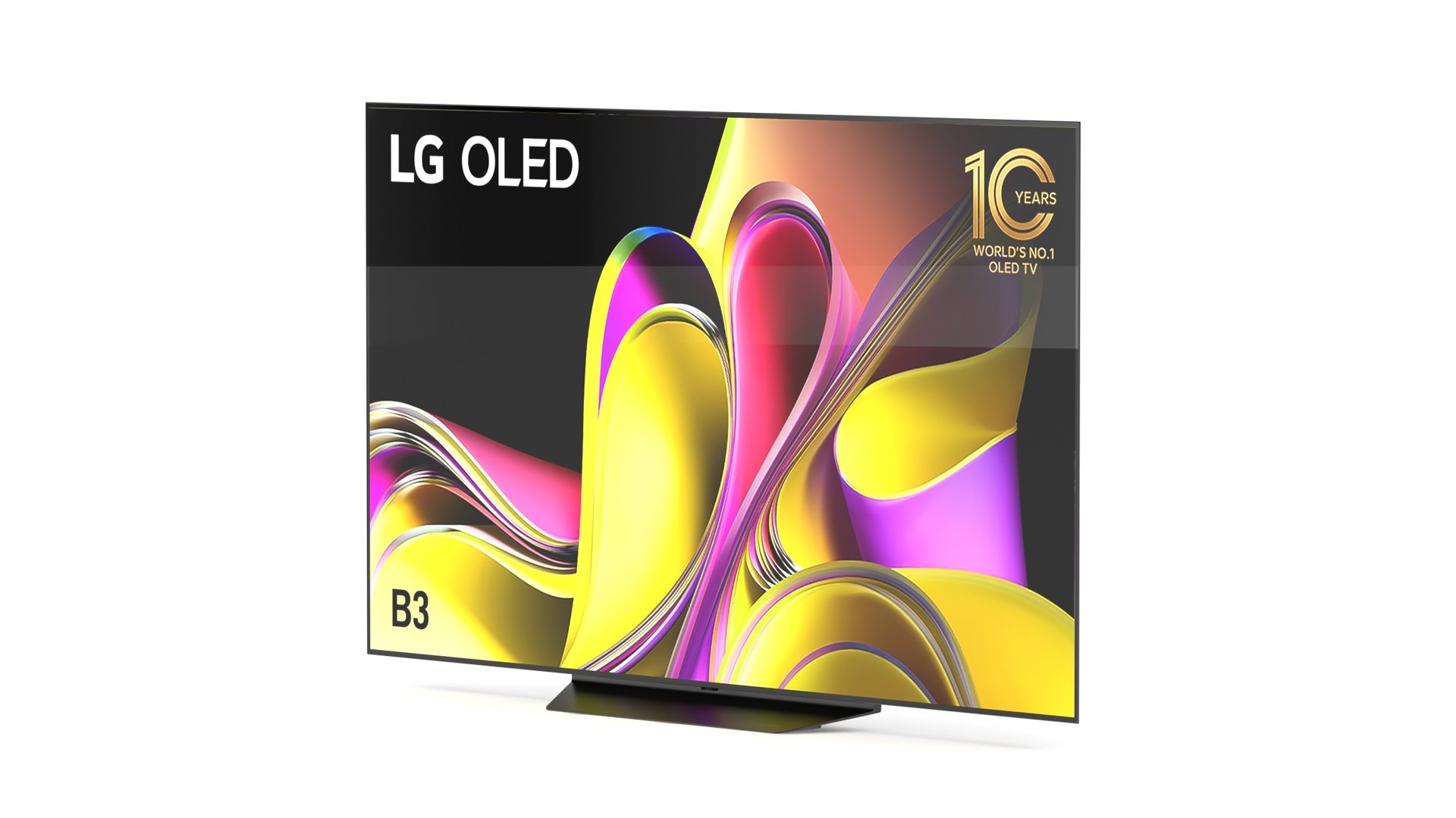 3D Model LG OLED TV B3 77 Inch 4K Smart TV Self Lit OLED Pixels ...