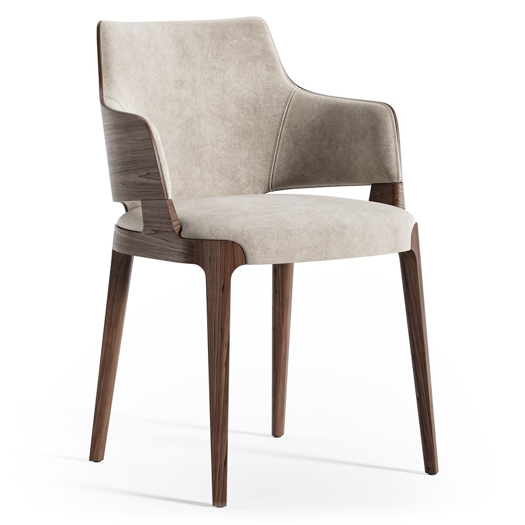 Potocco Velis armchair 3D model - TurboSquid 2057546