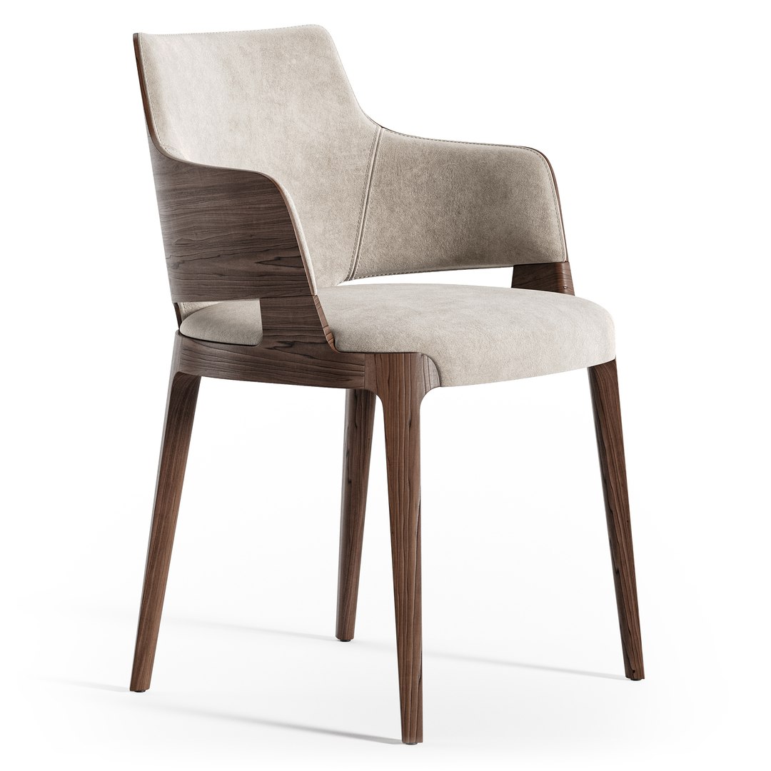 Potocco Velis armchair 3D model - TurboSquid 2057546