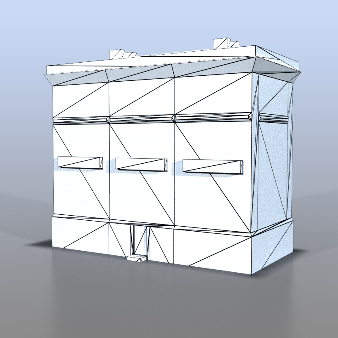 3d Model House Russia