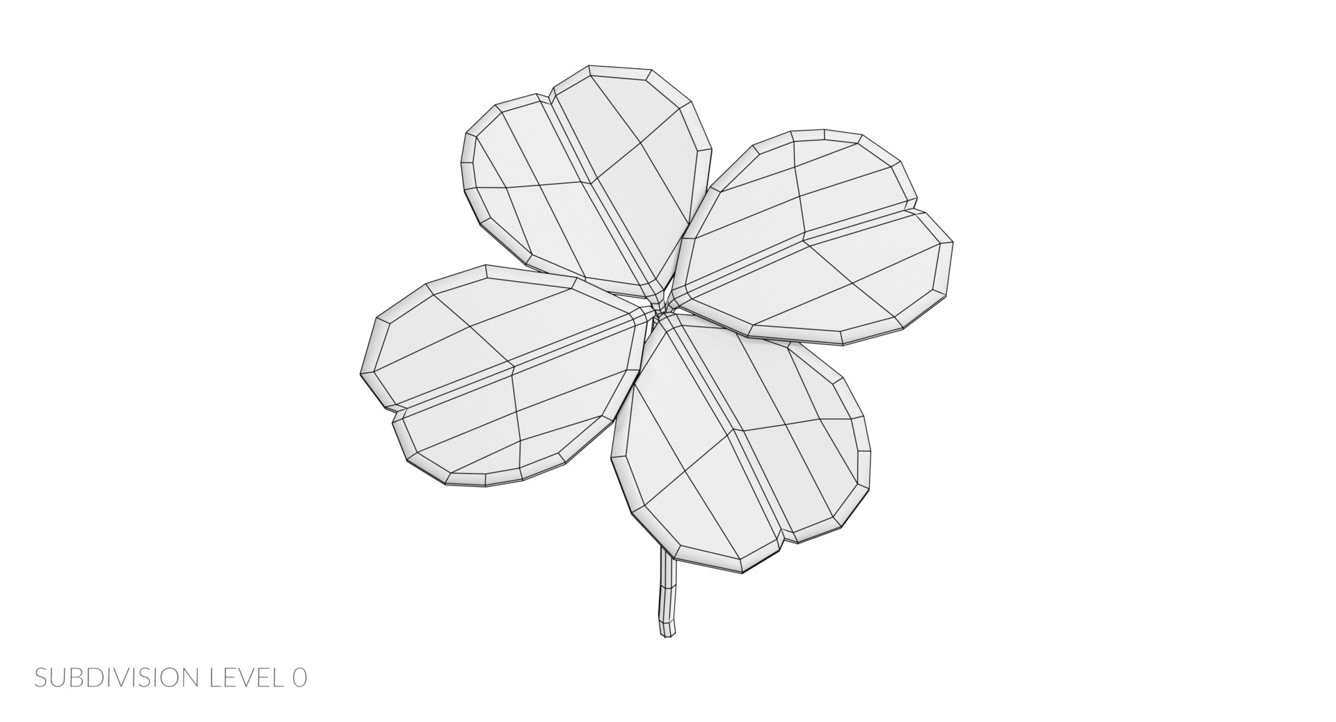 Clover 1 3D Model - TurboSquid 1300456