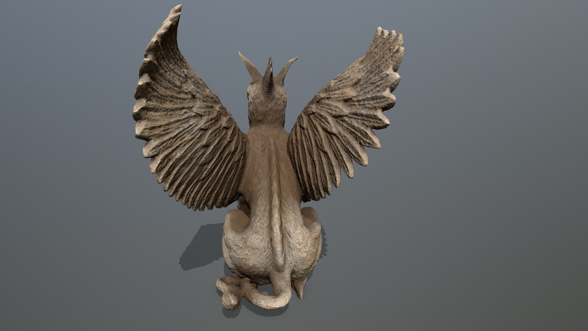 3D Statue Creature - TurboSquid 2054380