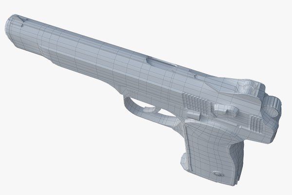 Stechkin pistol aps 3D model - TurboSquid 1289377
