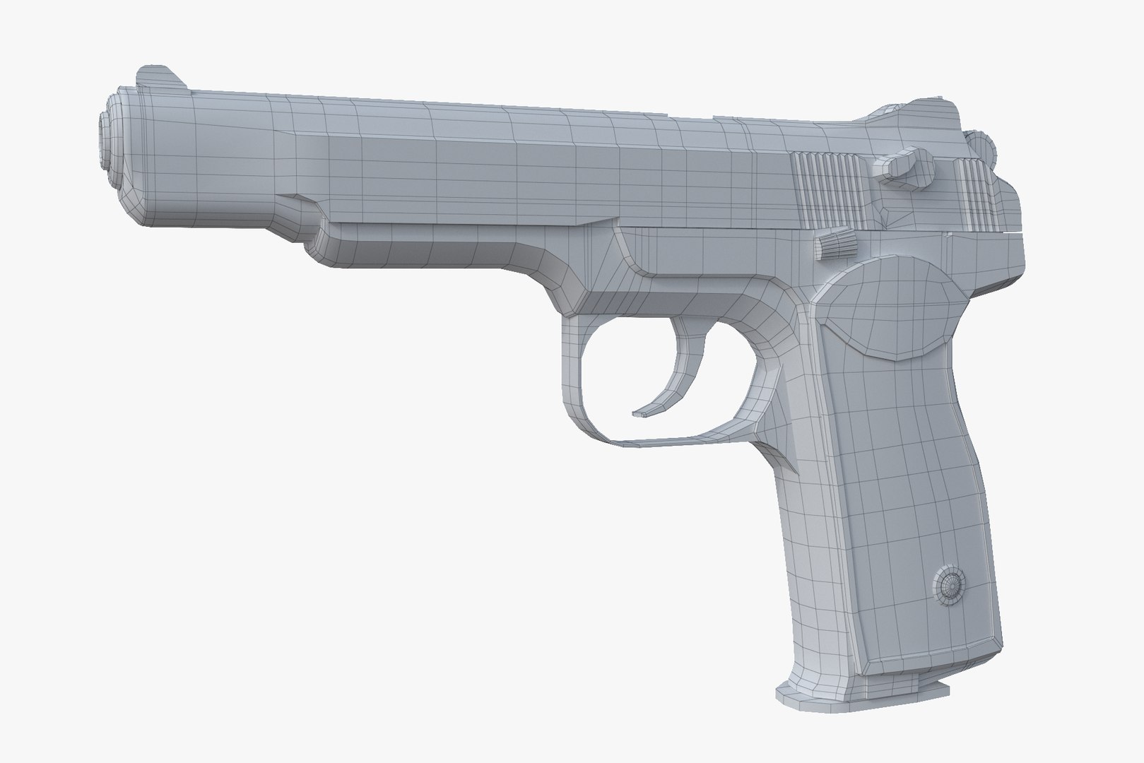Stechkin Pistol Aps 3D Model - TurboSquid 1289377