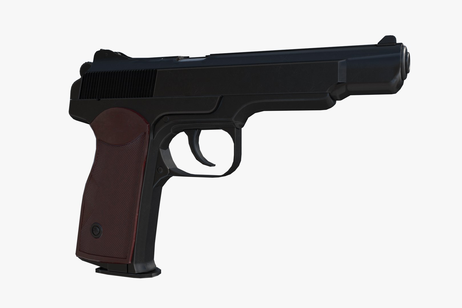 Stechkin Pistol Aps 3D Model - TurboSquid 1289377