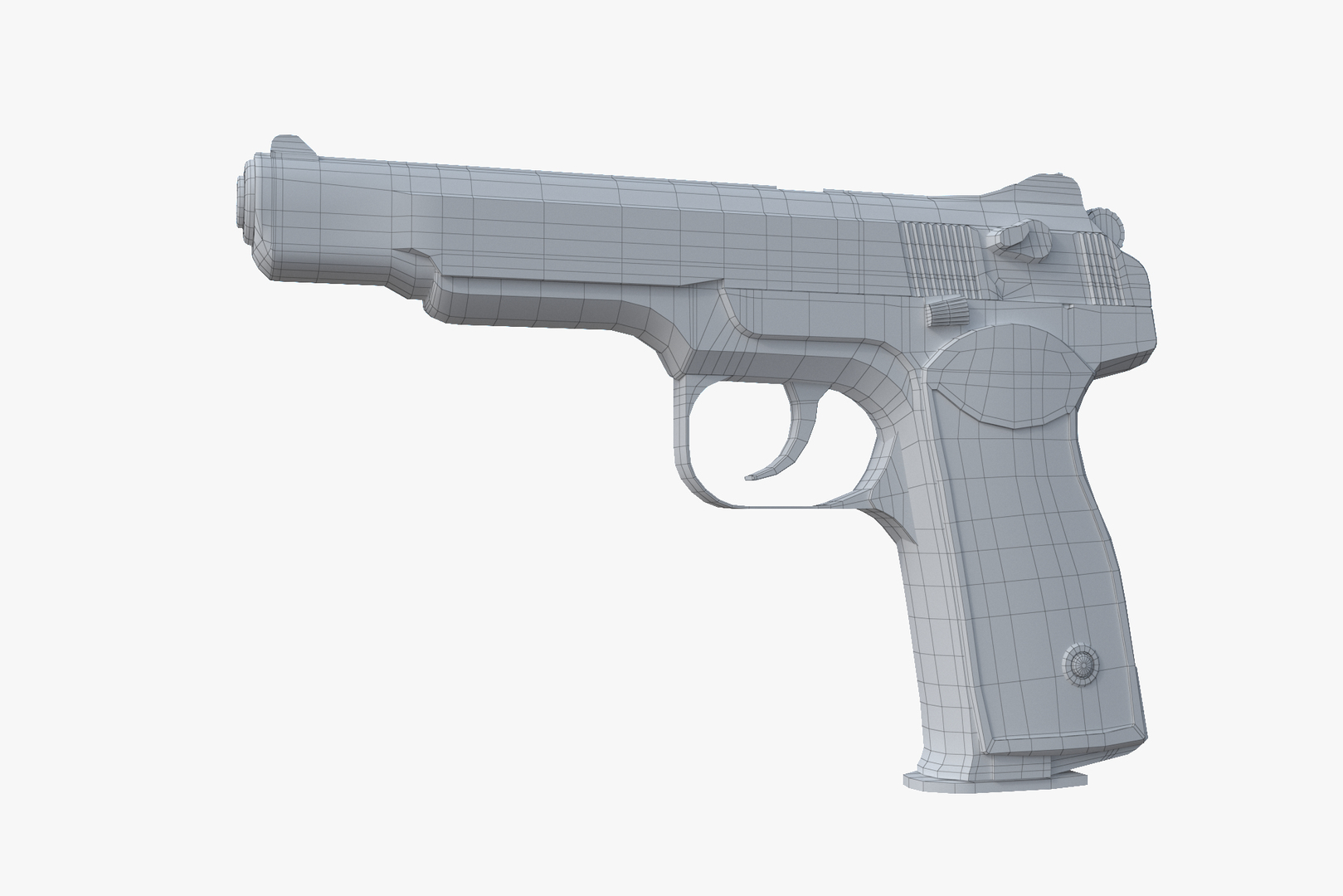 Stechkin Pistol Aps 3D Model - TurboSquid 1289377