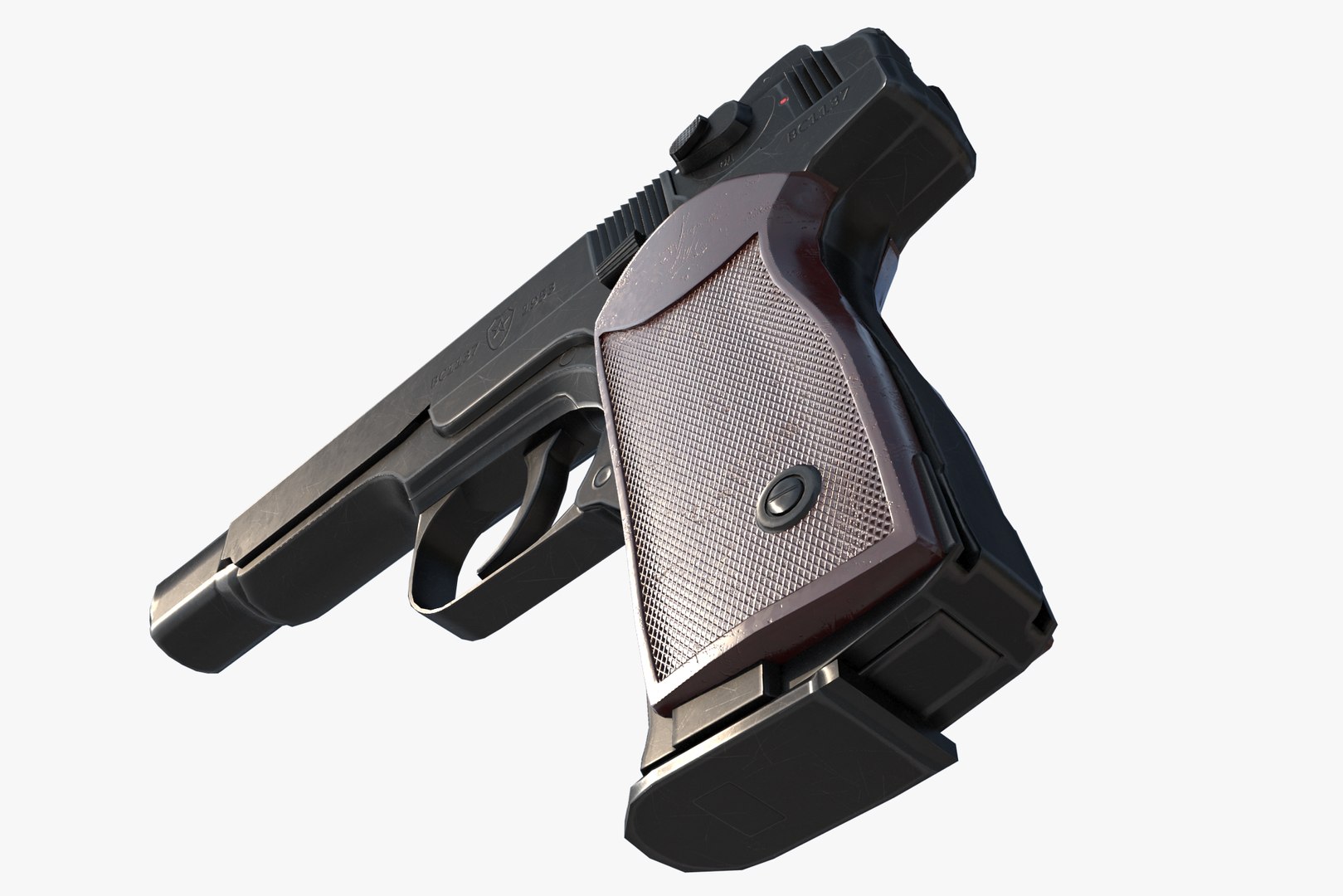 Stechkin Pistol Aps 3D Model - TurboSquid 1289377