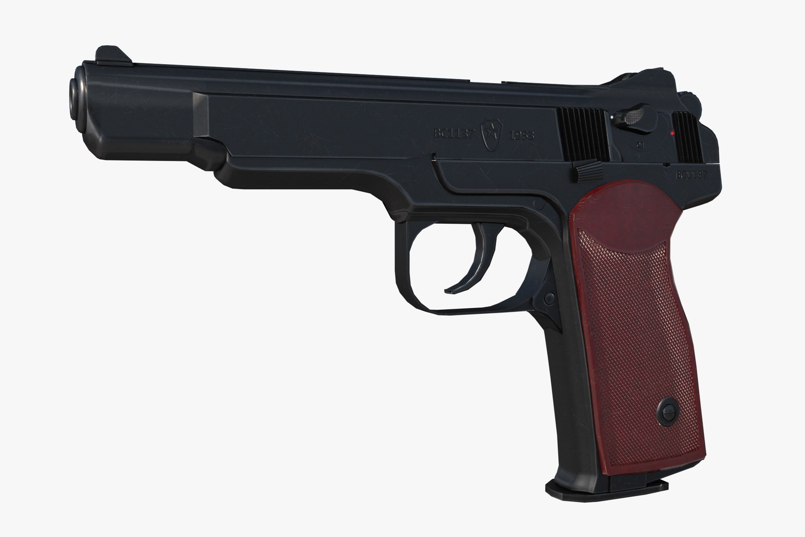 Stechkin Pistol Aps 3D Model - TurboSquid 1289377