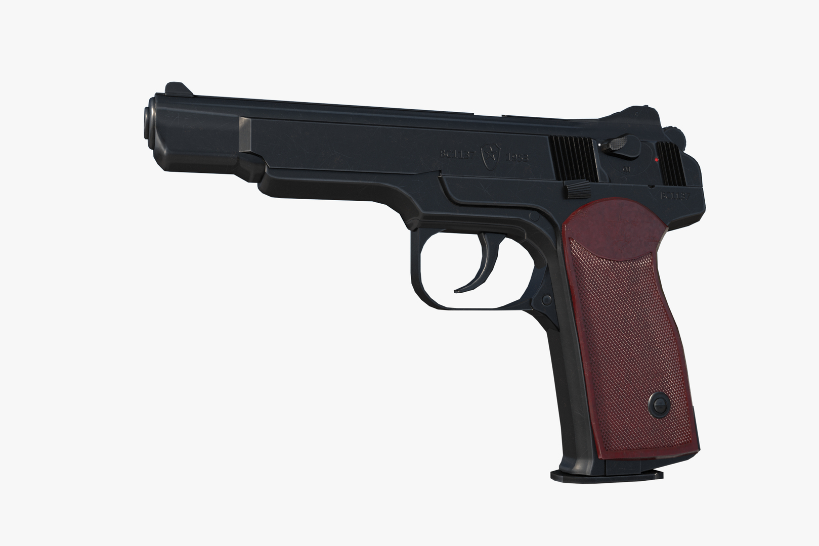 Stechkin Pistol Aps 3D Model - TurboSquid 1289377