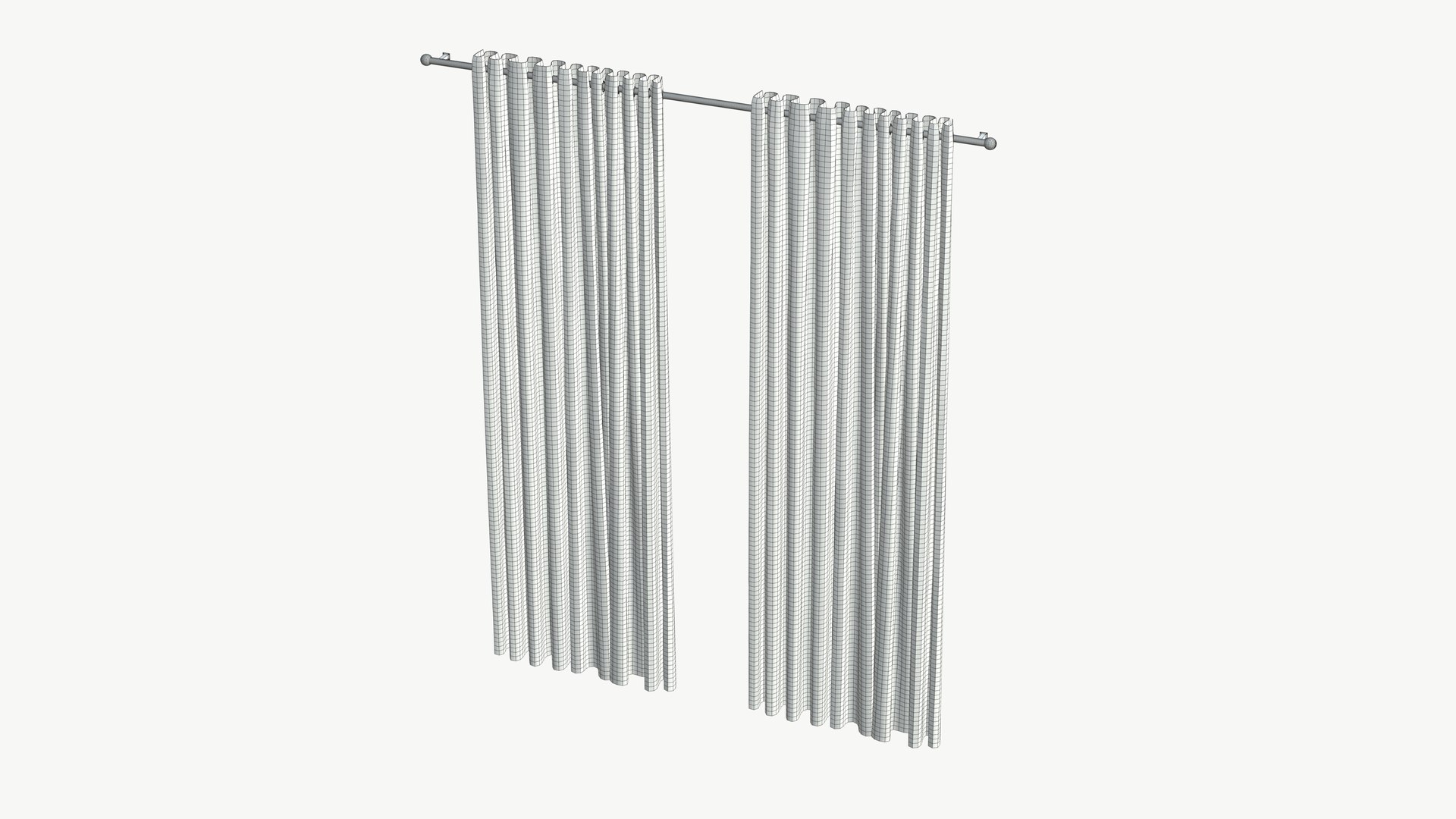 Curtain Realistic 3D Model - TurboSquid 2075825