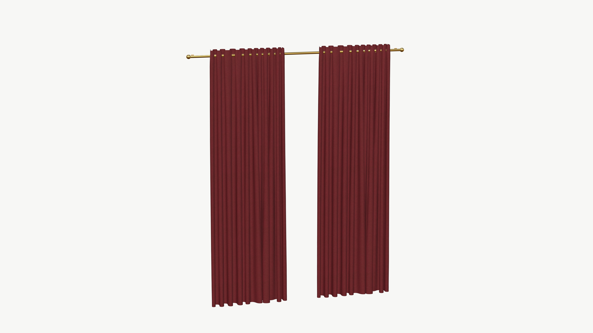 Curtain Realistic 3D Model - TurboSquid 2075825
