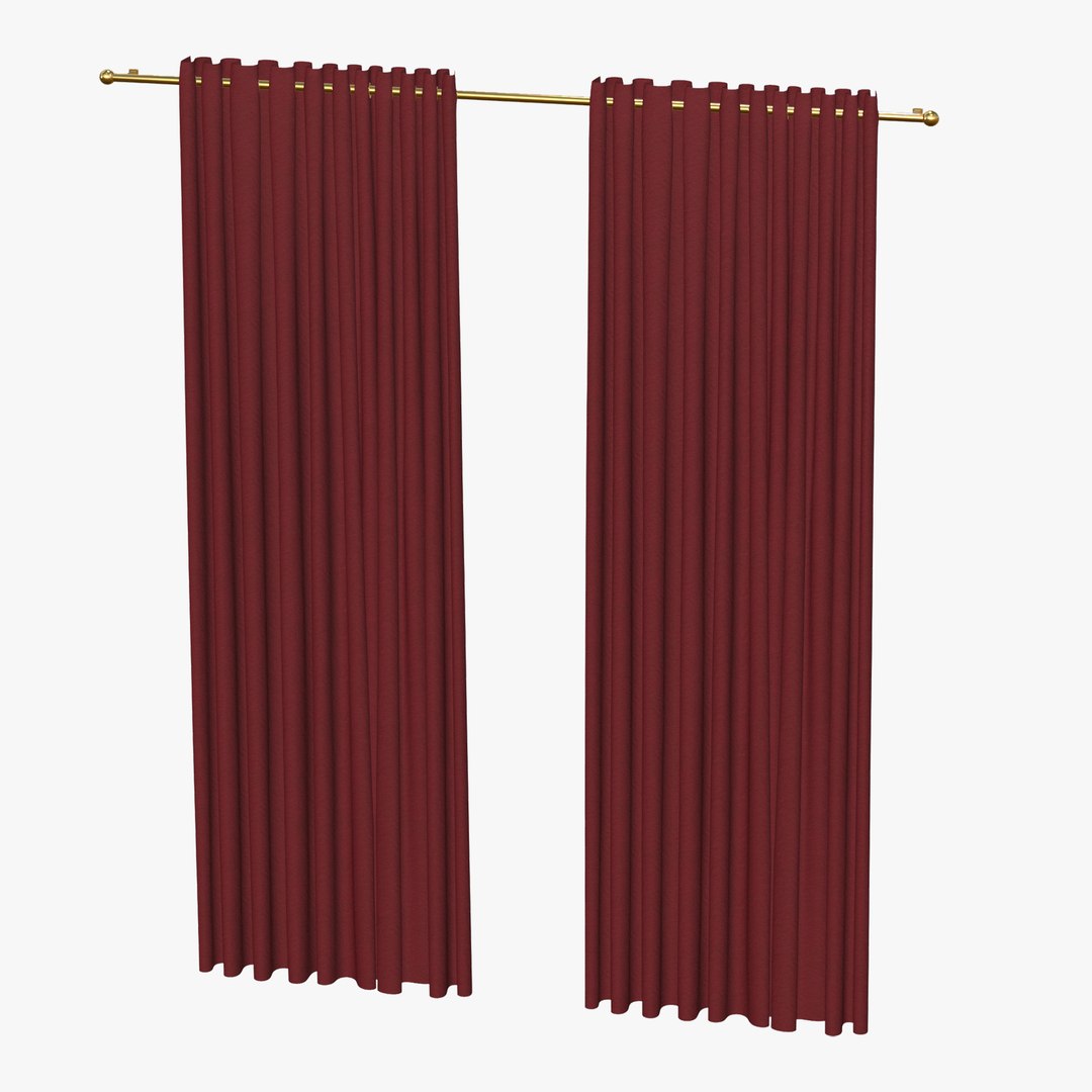 Curtain Realistic 3D model - TurboSquid 2075825