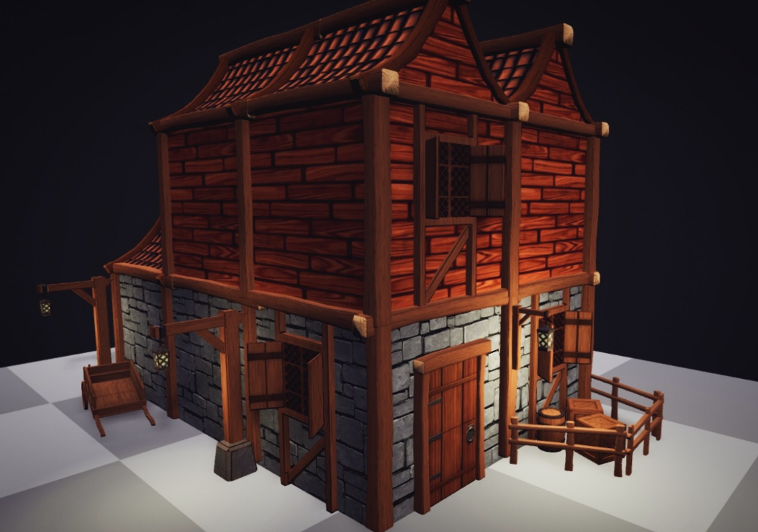 Stylized Fantasy Modular Pack 3D - TurboSquid 1432471