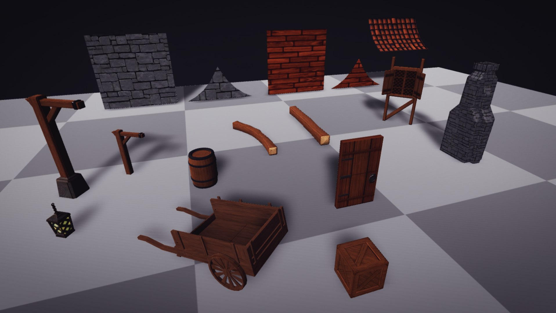 Stylized Fantasy Modular Pack 3D - TurboSquid 1432471