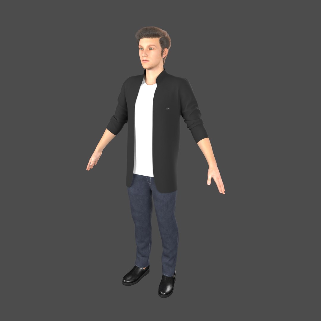 Man rigged character 3D model - TurboSquid 1519210