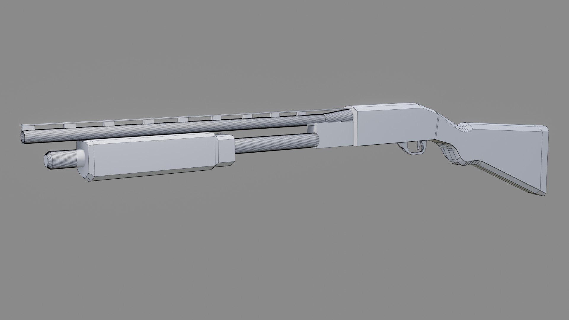 FPS Shotgun - Low Poly - Game Ready Model - TurboSquid 1898288