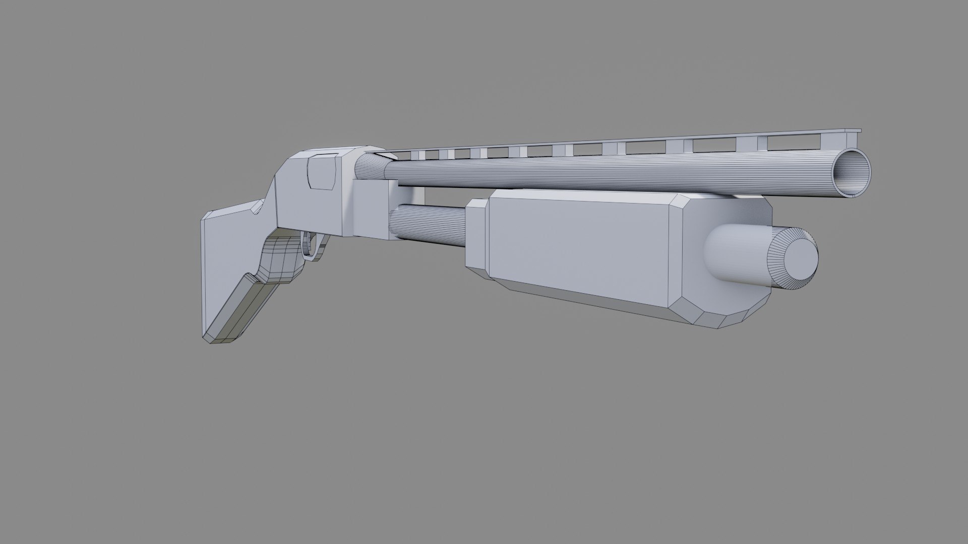 FPS Shotgun - Low Poly - Game Ready Model - TurboSquid 1898288