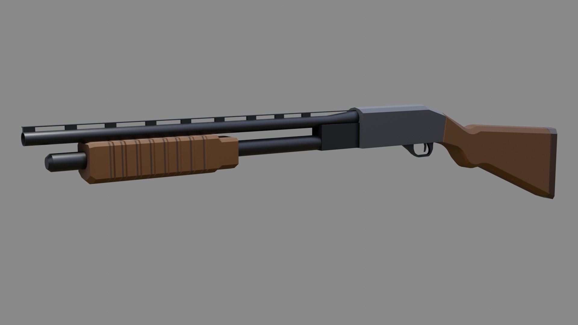 FPS Shotgun - Low Poly - Game Ready Model - TurboSquid 1898288