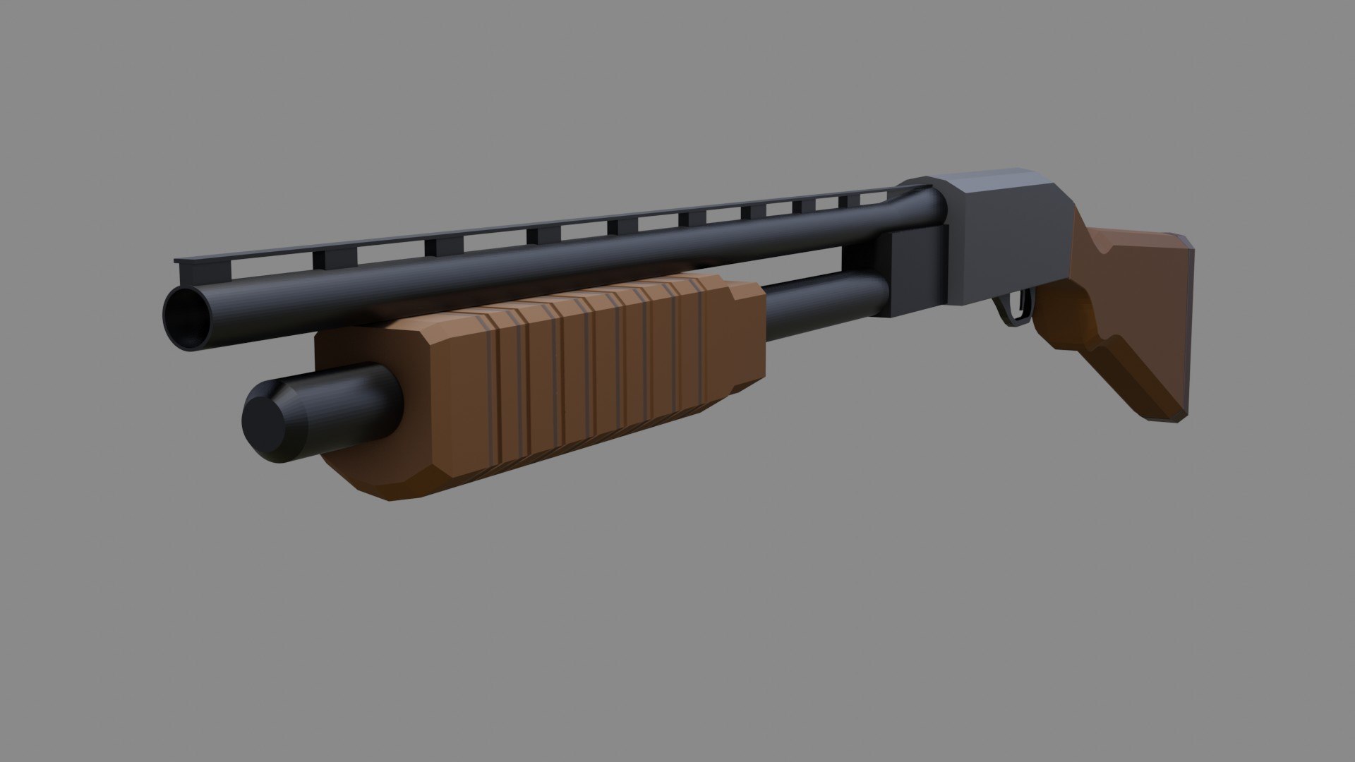 FPS Shotgun - Low Poly - Game Ready Model - TurboSquid 1898288