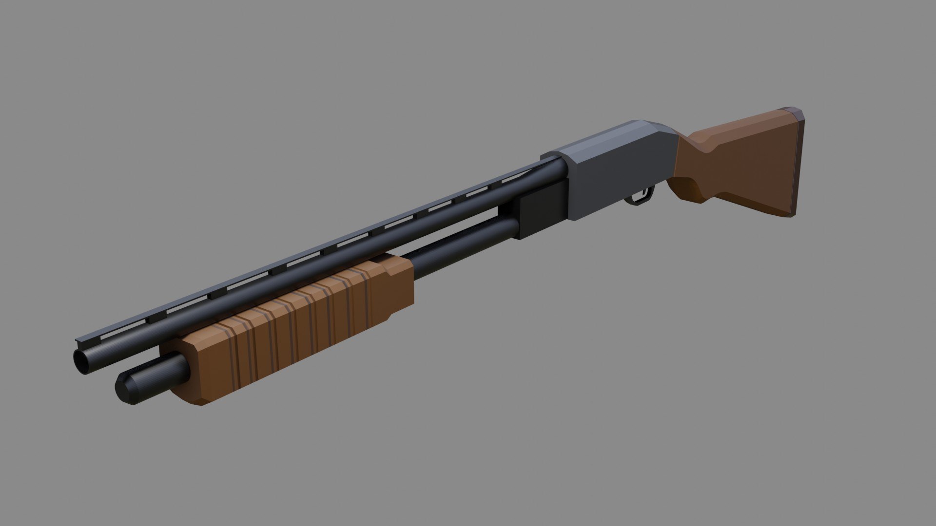 FPS Shotgun - Low Poly - Game Ready Model - TurboSquid 1898288